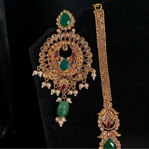 Salwar Kameez | Jewelry | Indian Pakistani Gold Necklace Set | Poshmark